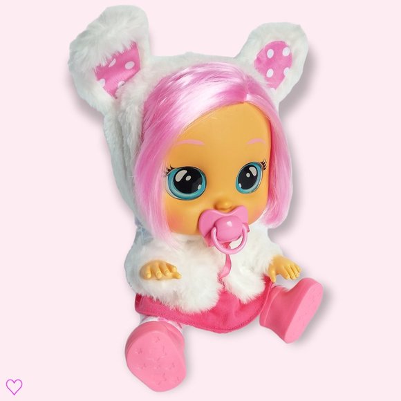 Cry Babies | Toys | Cry Babies Dressy Coney Interactive Baby Doll Pink ...